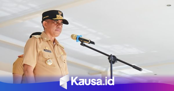 Gubernur Anwar Hafid Pimpin Apel Pagi dan Halal Bihalal Pasca Libur Idul Fitri 1446 H - kausa